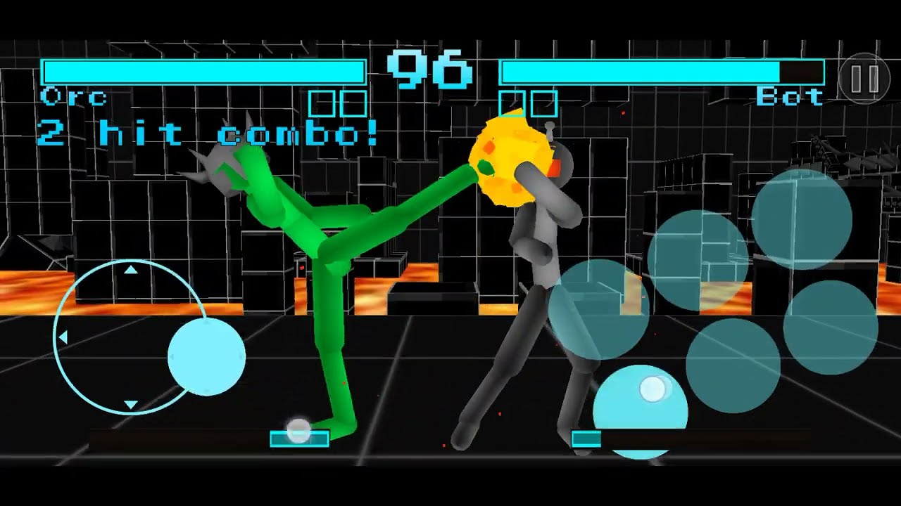 Stickman Fighting: Neon Warriors : Gameplay Part 1 - YouTube