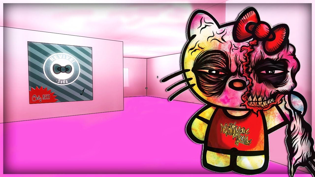 UNE MAP "HELLO KITTY" COMPLÈTEMENT WTF ! - Custom Map Zombie #27 - YouTube