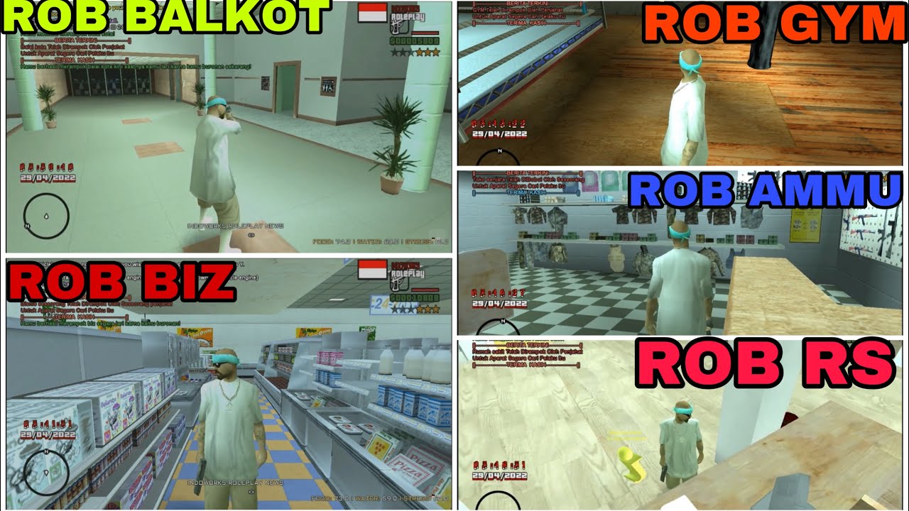 SERVER SAMP INI PUNYA FITUR ROB TERBANYAK!!! BUKAN ROB BANK AJA - YouTube