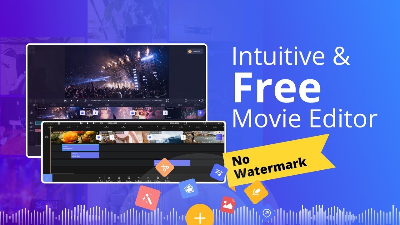 Easy to use with built-ins free video editor in microsoft store - YouTube