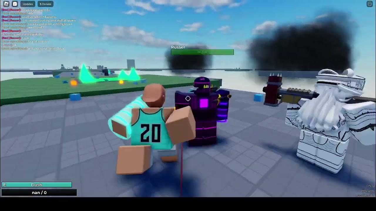 Admin fighting Nyviru Cube Combination Modded - YouTube