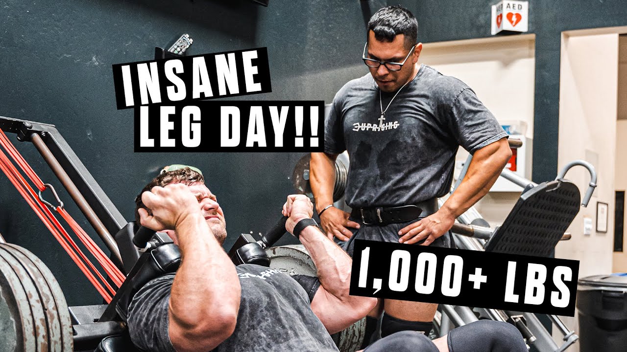 "Jobs Not Finished" Season 1: Ep2 INSANE LEG DAY WITH ERIC FRAPWELL ...