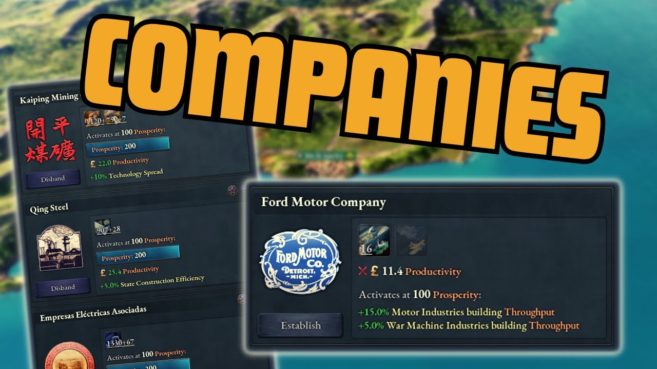 Victoria 3 Companies Guide - YouTube