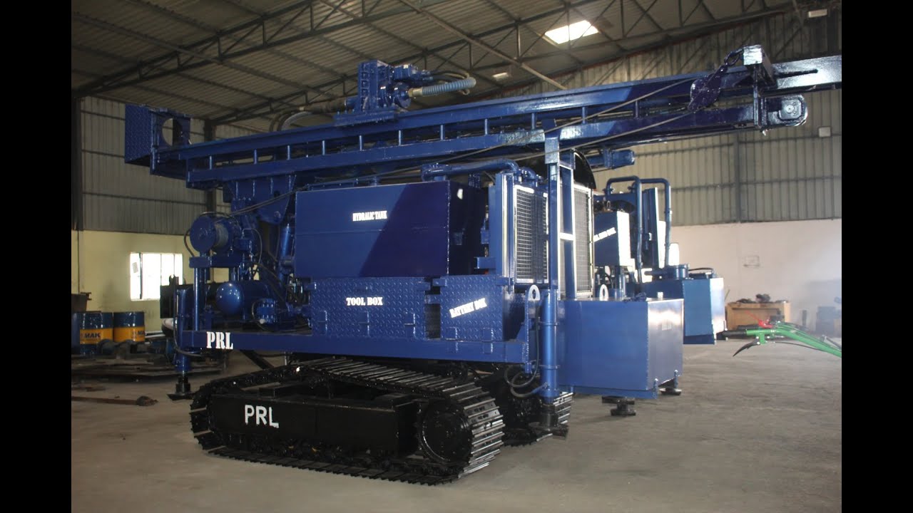 "PADR 50 Augur Crawler Mounted Drilling Machine: Live Testing Completed ...