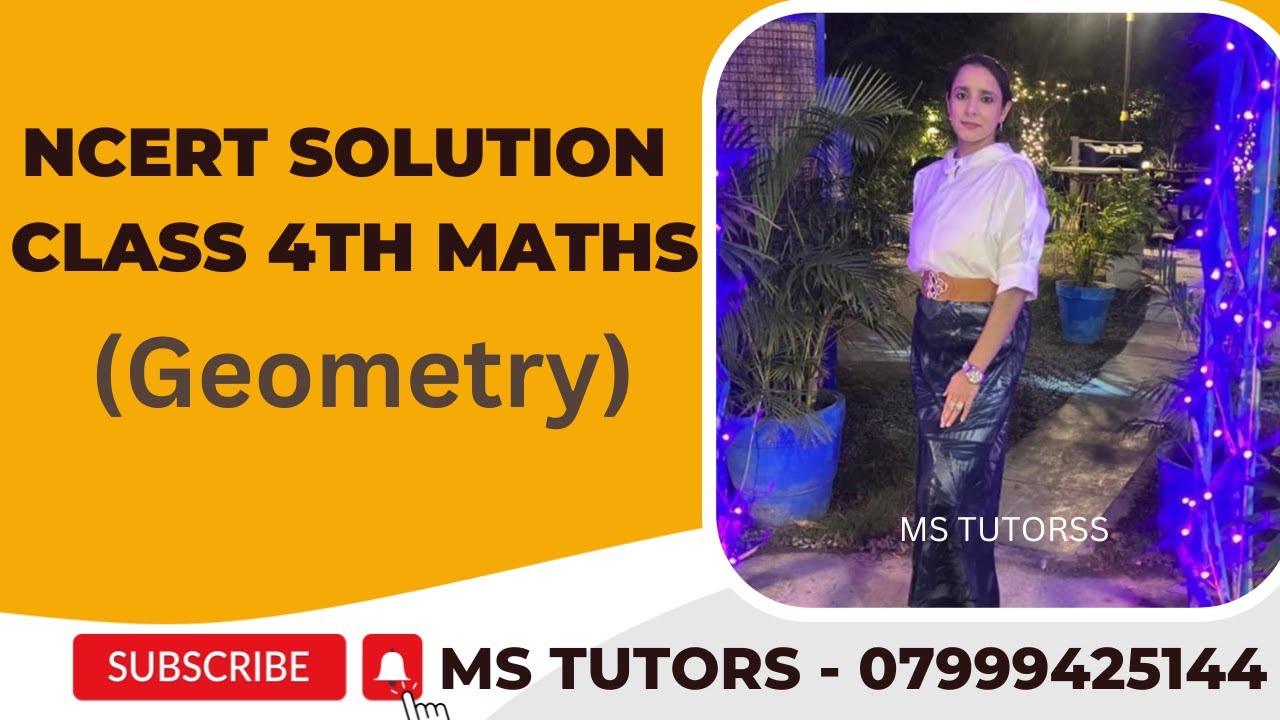 Geometry class 4 short clip || ncert maths class 4th || #geometry # ...