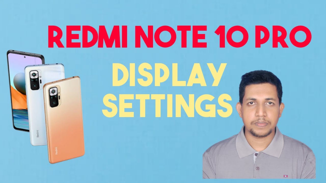 Redmi Note 10 Pro Max Display Settings - YouTube