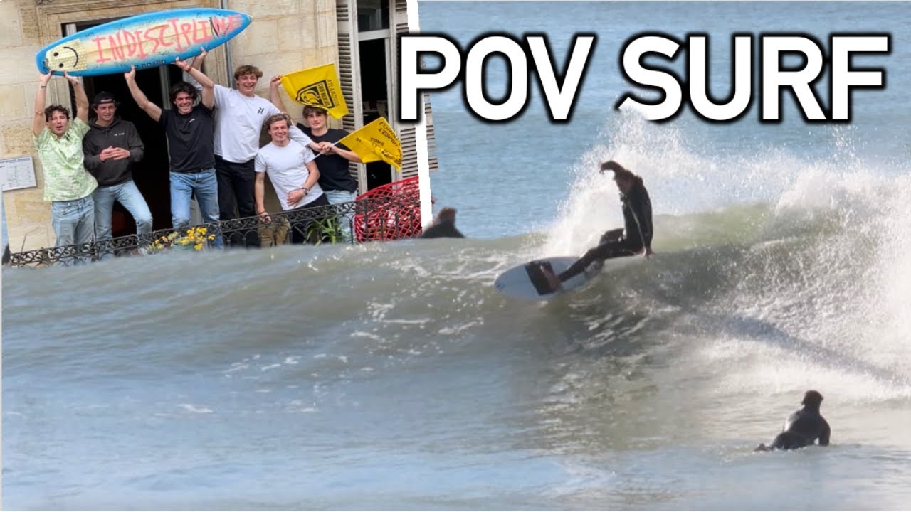 UNE DROITE INCROYABLE POUR MON RETOUR EN FRANCE ! ( Enfin du bon surf ...