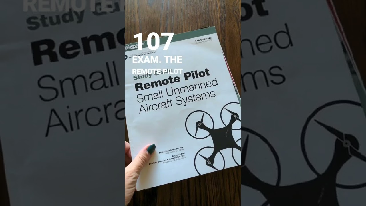 Here are some books to help you prepare for the Remote Pilot FAA Part ...