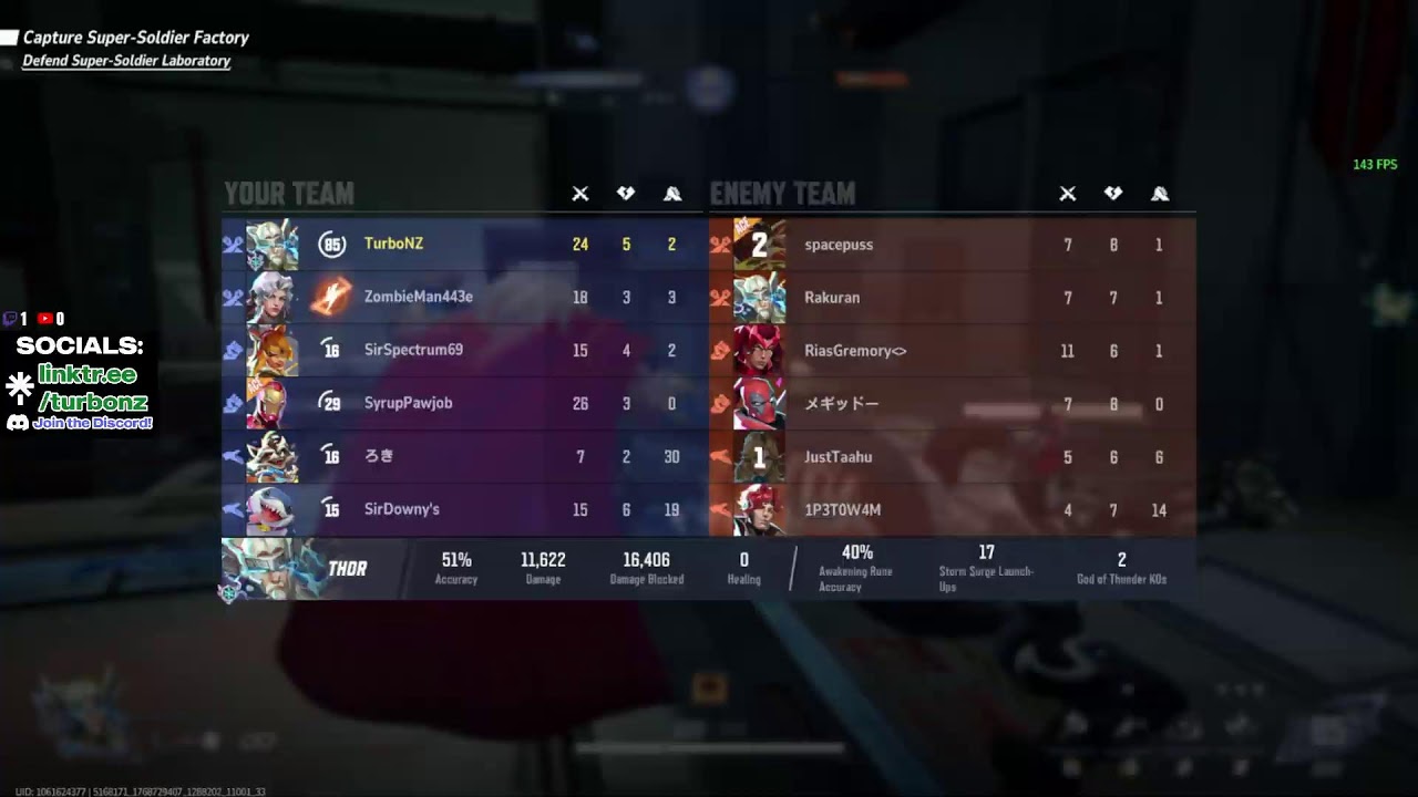 Marvel Rivals Competitive [CnD+Thor Lord] - YouTube