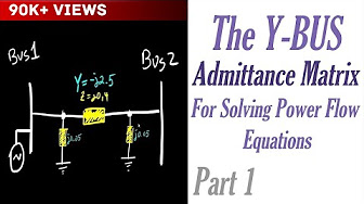 The Ybus Admittance Matrix for Solving Power Flow Equations - YouTube