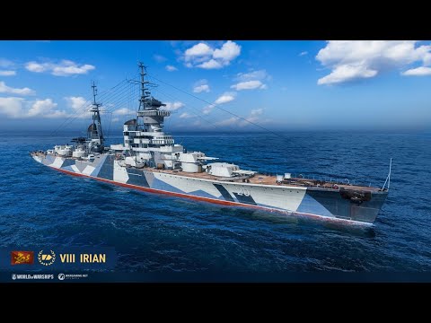 Replay of the battle on the cruiser Irian World of Warships #wows # ...
