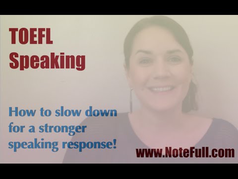 How to slow down for a stronger speaking response! - YouTube