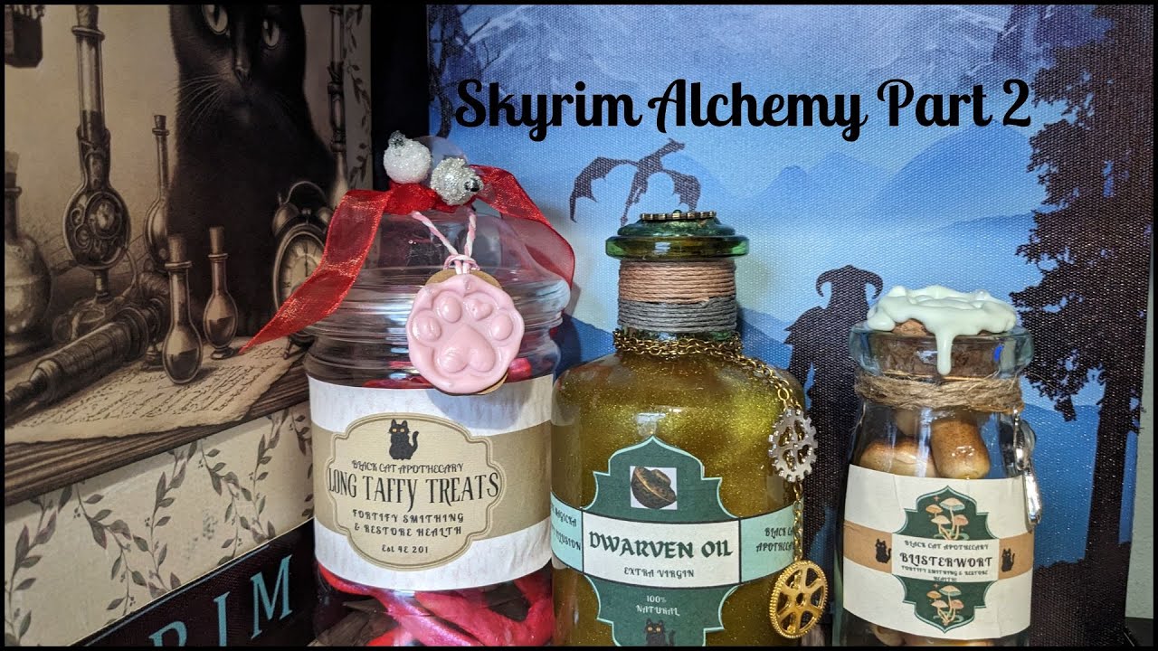 Skyrim Alchemy Part II - Making Potions and Ingredients for Your Home ...