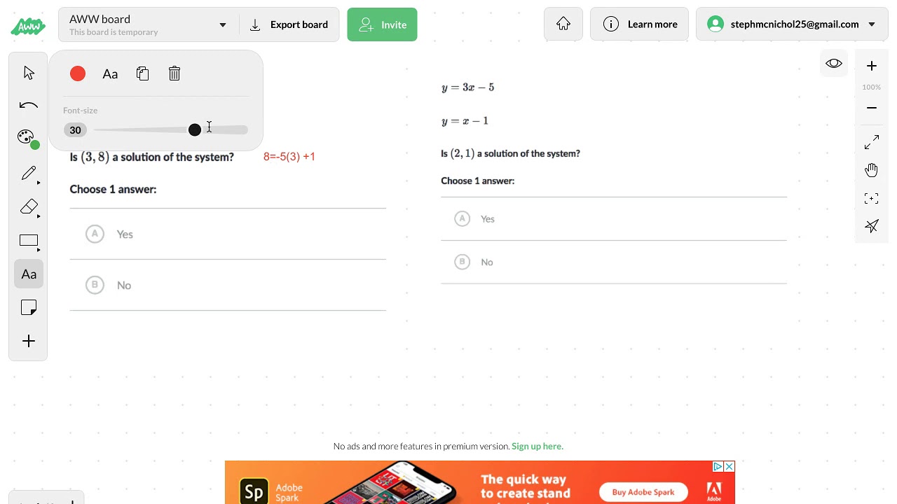 Checking Solutions To Systems Of Equations YouTube checking-solutions-to-systems-of-equations-youtube