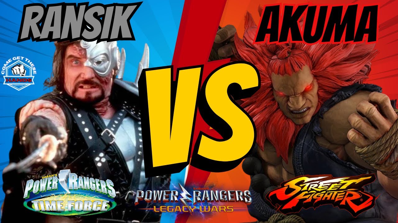 Ransik Vs Akuma | Power Rangers Legacy Wars - YouTube