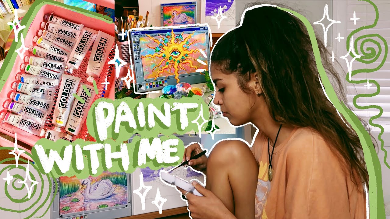 PAINTING WITH FRANKII EP.5 | Paint + Chit Chat (Art Q&A, Channel Plans ...