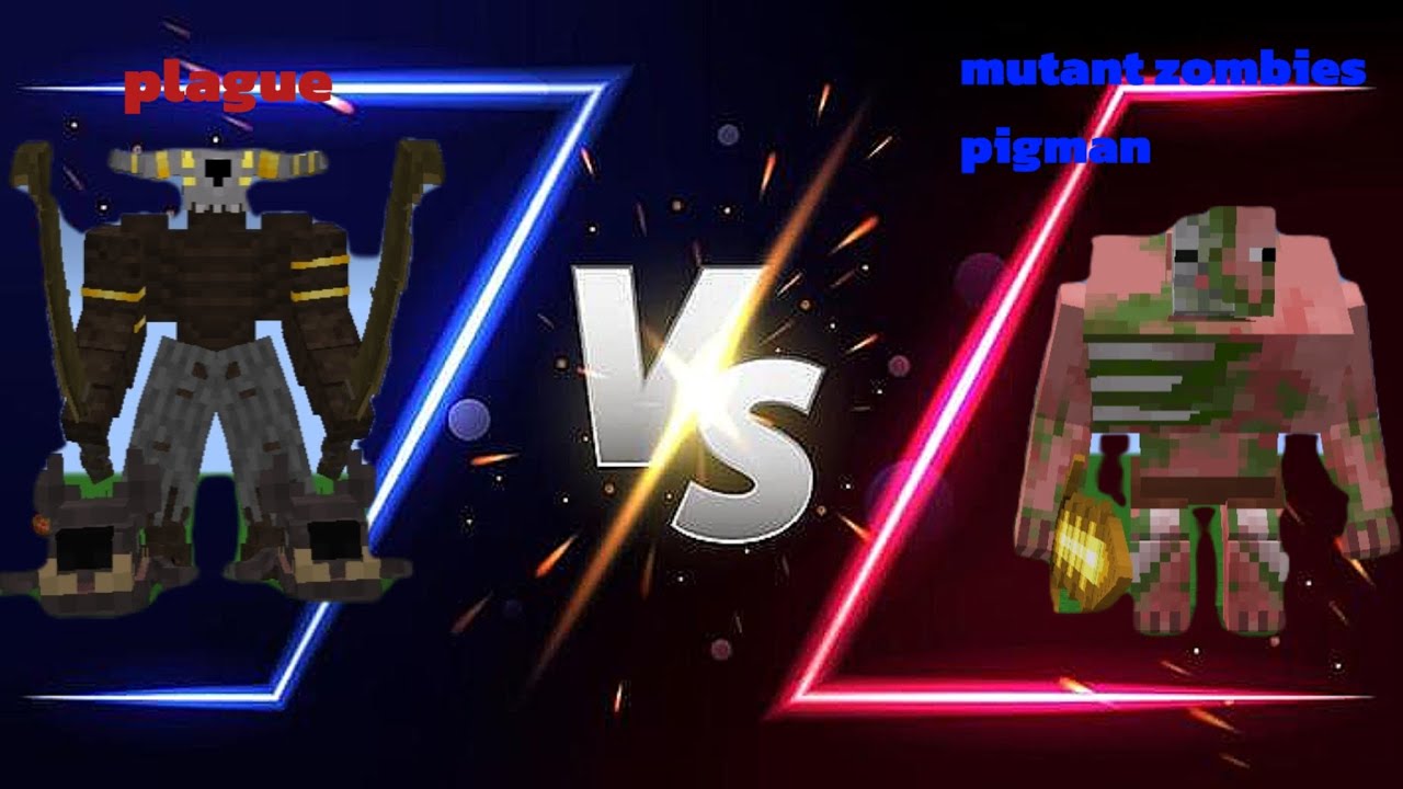 plague vs mutant zombies pigman#minecraft - YouTube