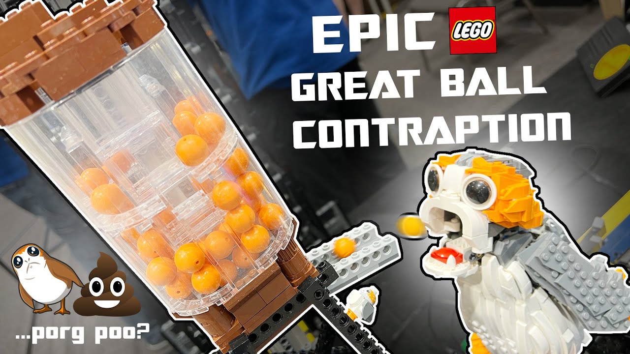 INSANE MOVING LEGO Great Ball Contraption at Bricktober 2022 - YouTube
