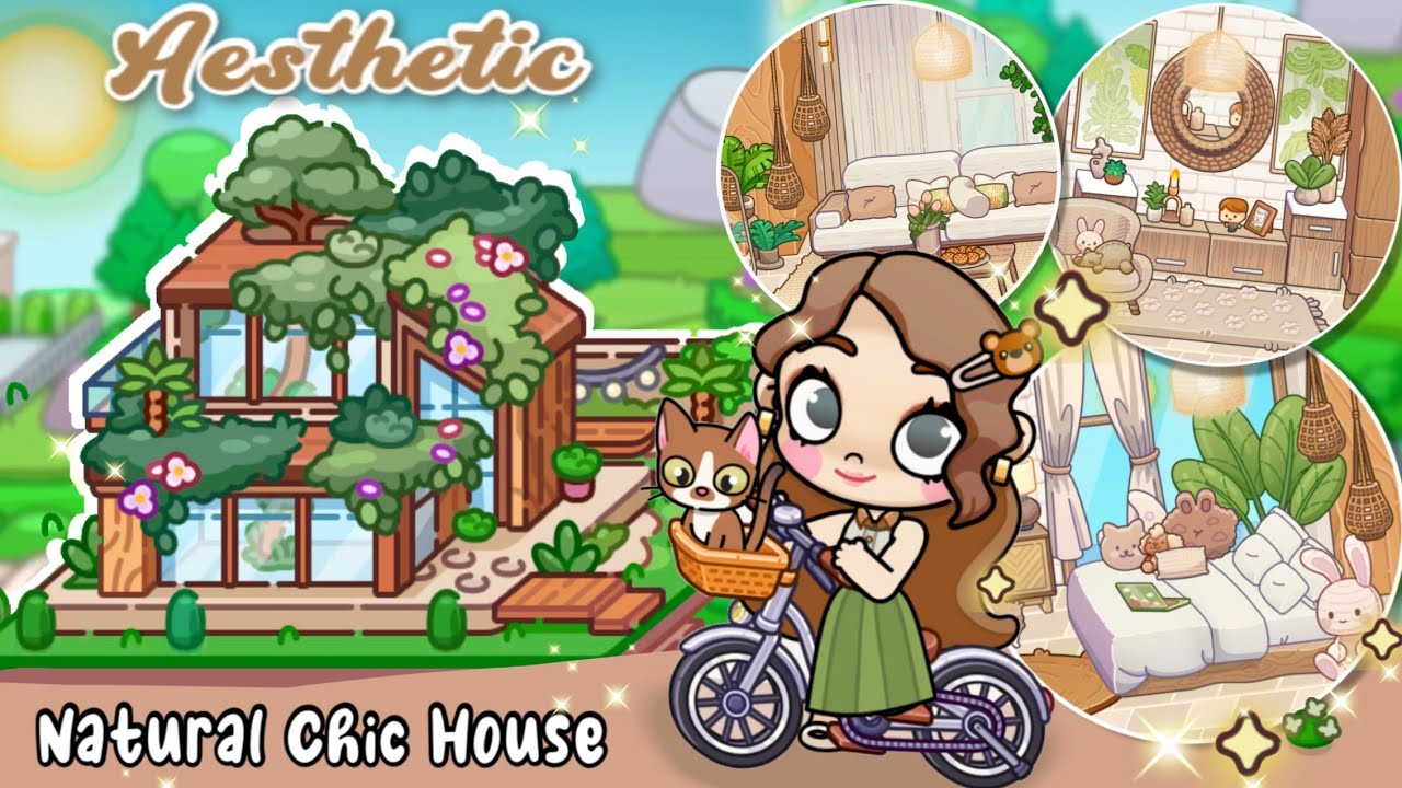 AVATAR WORLD AESTHETIC cozy NATURAL CHIC house maker🧸🪴|FREE HOUSE ...
