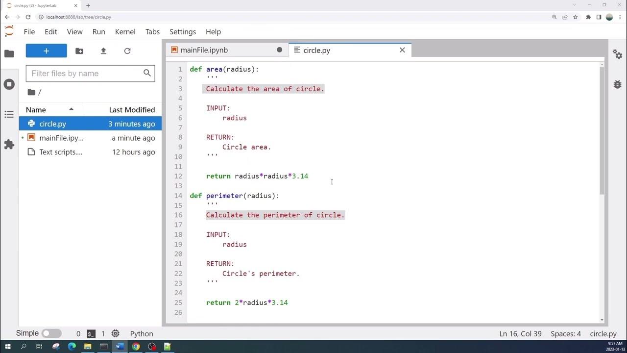 How to create and import your own Python function file - YouTube