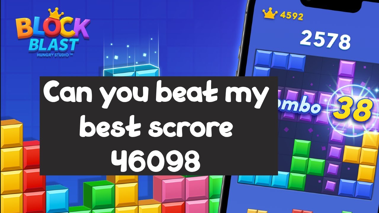 Can you beat by best score in Block Blast! : 👍 Good stream #blockblast ...
