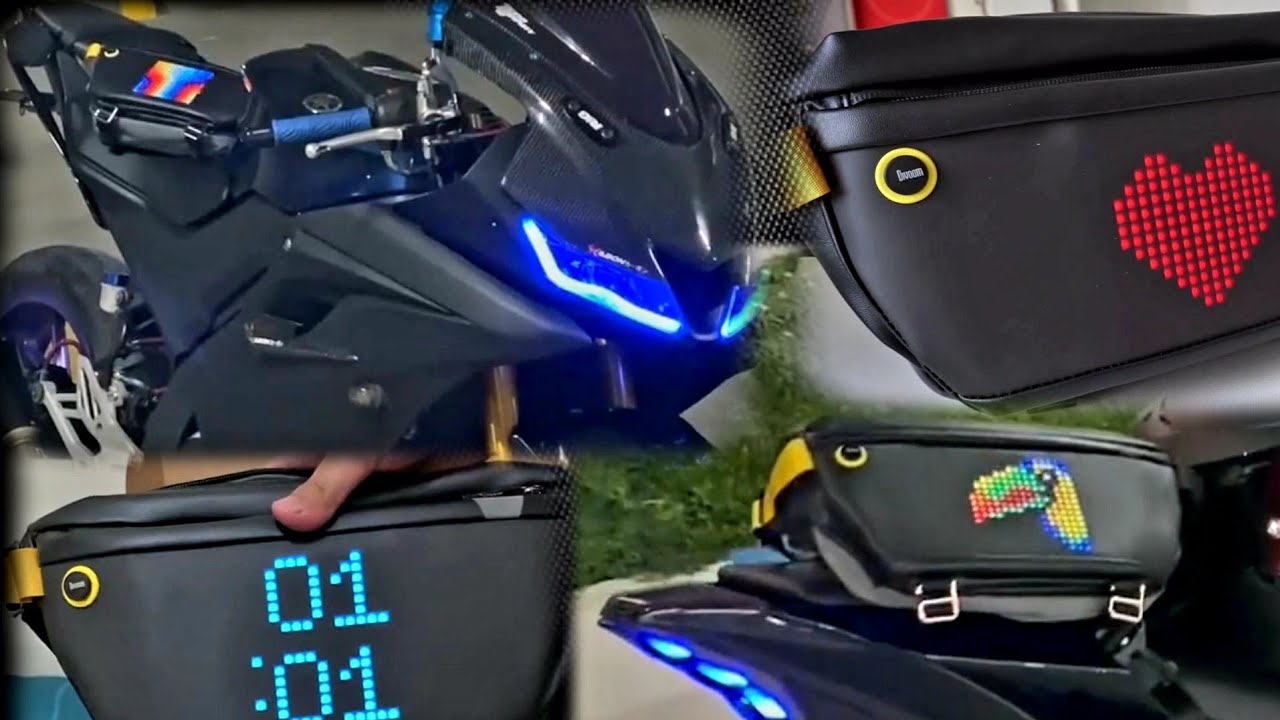 LED Bag With Riding Look 😍🔥| Angry Bird Eye On LED Bag | LED Bag With ...