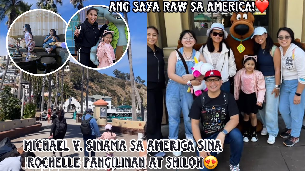Michael V isinama sa America ang mag-inang Rochelle Pangilinan at ...