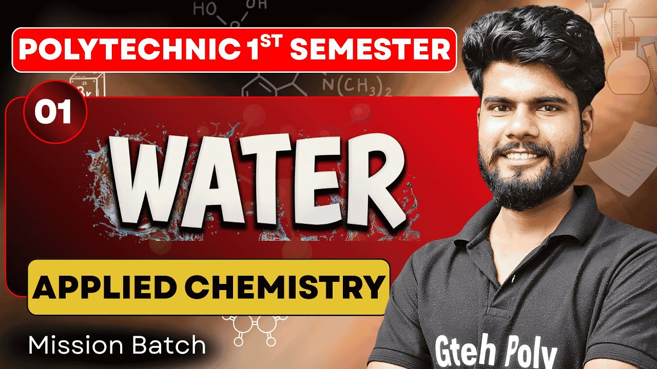 Water U-02 P-01 | BTEUP 2025-26 | Applied Chemistry By Aman Sir - YouTube