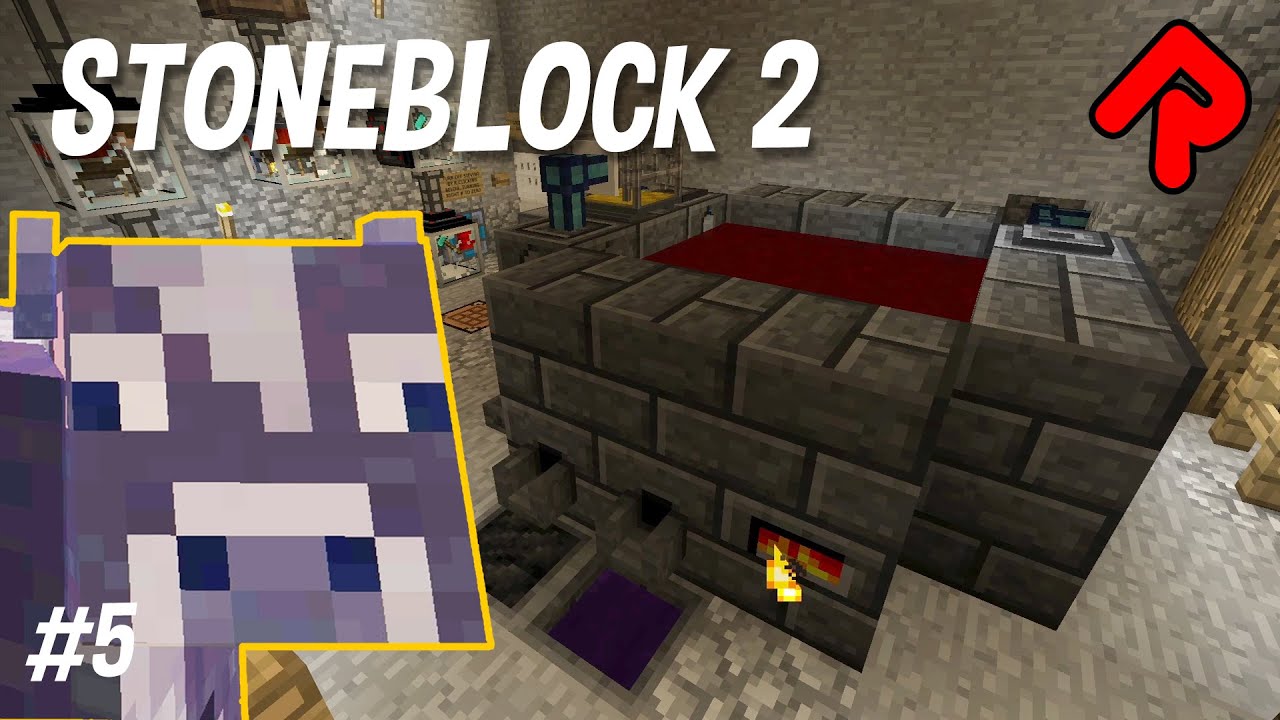 Big Boi Smeltery Dreams! | Minecraft FTB Presents Stoneblock 2 ep 5 - YouTube