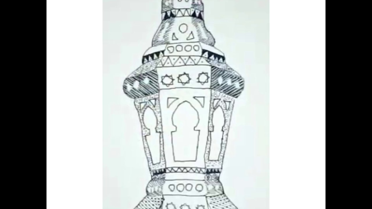 how to draw Zentangle Art . Fanos of Ramadan - YouTube