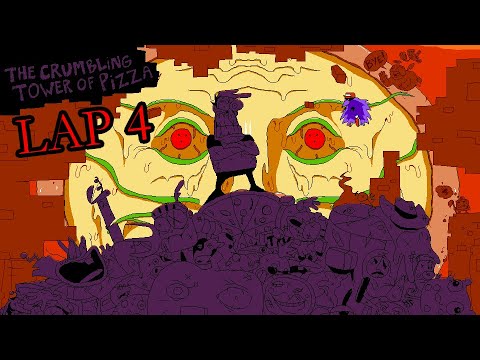 Escaping the Tower 4 times... | Pizza Tower Lap Hell Hotfix | Crumbling ...
