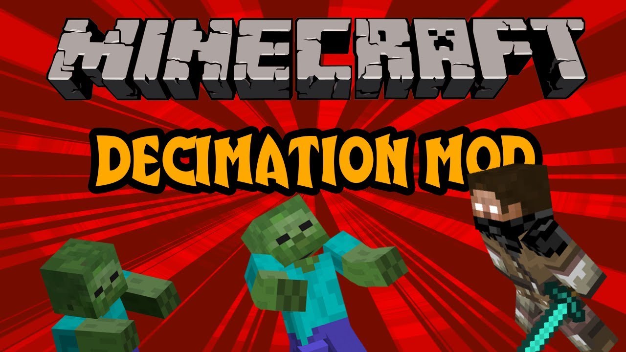 APOCALIPSE ZUMBI NO MINECRAFT !!!! -Decimation mod- - YouTube