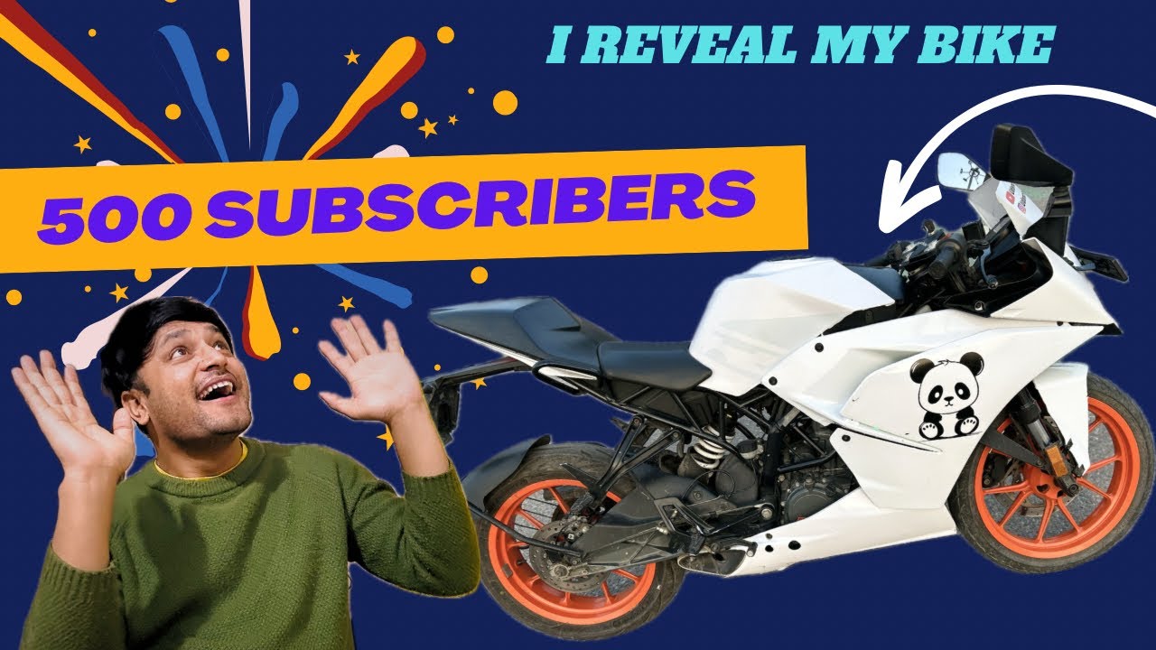 Daily moto vlog day-75 & 500 subscribers complete reveal my ktm bike ...