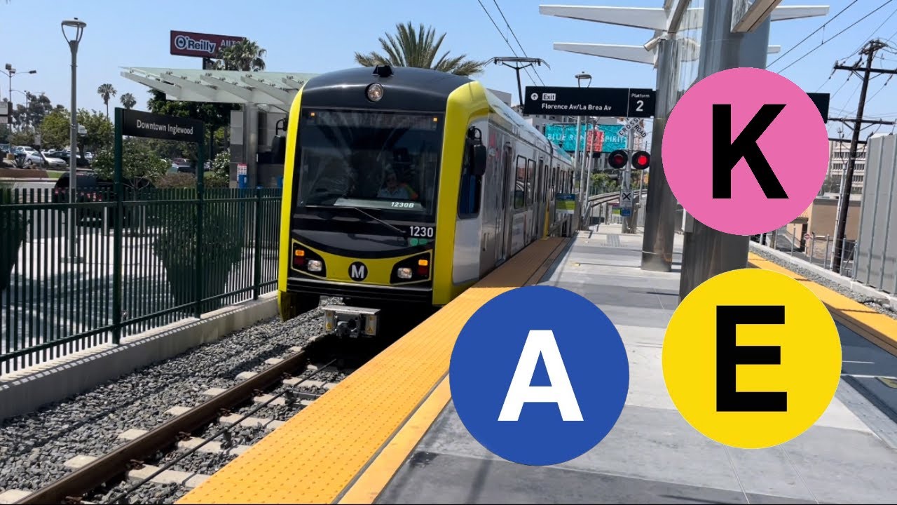 Los Angeles Metro Trains | Part 1 - YouTube