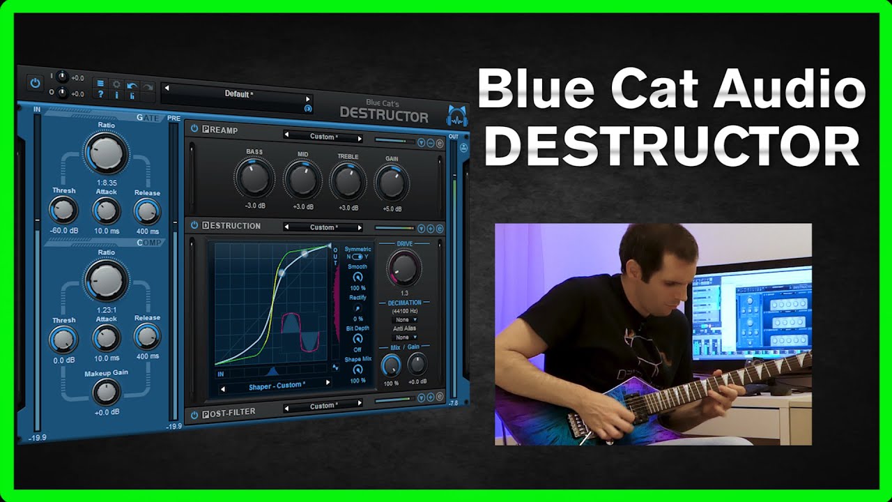 Blue Cat Audio Destructor - Unforgettable amp sim VST plugin for ...