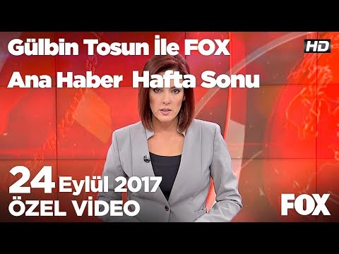 Erdoğan'ı Topbaş karşıladı... 24 Eylül 2017 Gülbin Tosun ile FOX Ana Haber Hafta Sonu