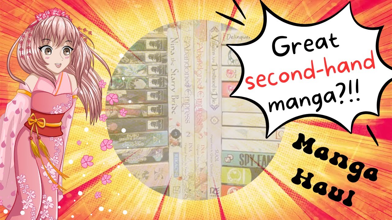 March Manga Haul 2024 📚 Some Great Second-hand Manga 😄 - YouTube
