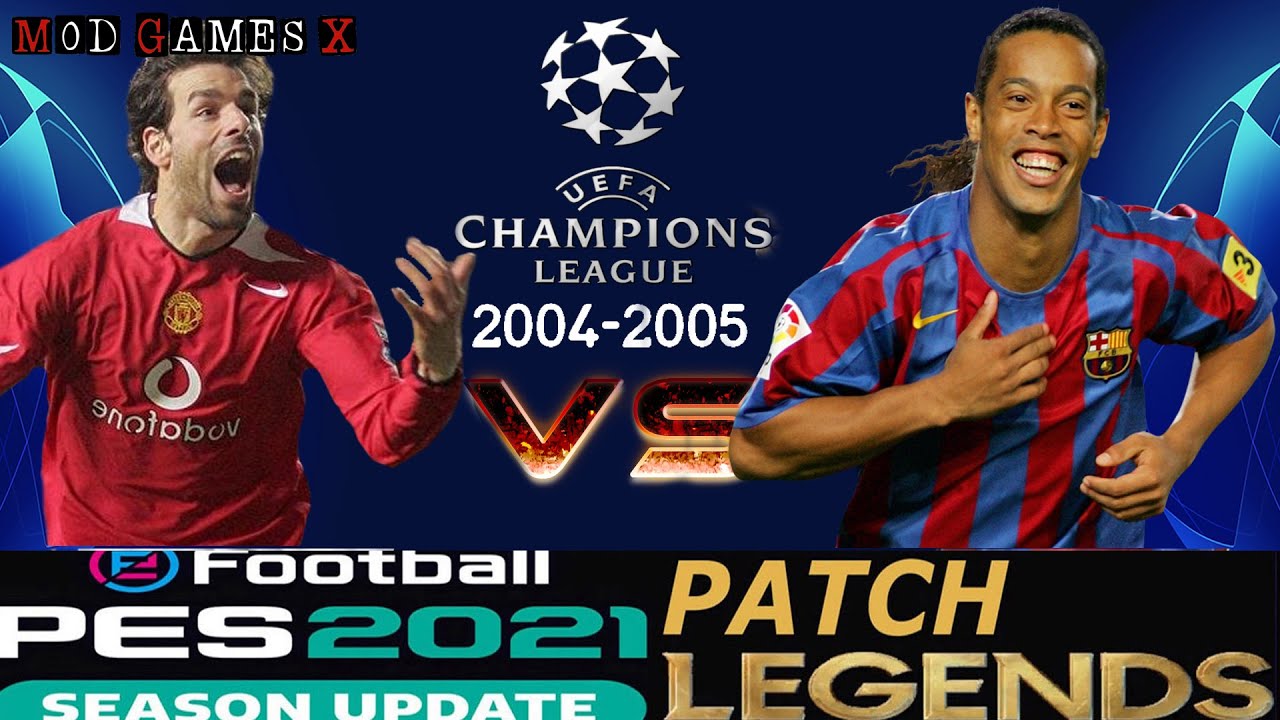 ️🎮 Ao vivo 🔴Patch PES LEGENDS MGX 9.7.3 "MINI CHAMPIONS 2004-05" 🎮 ...