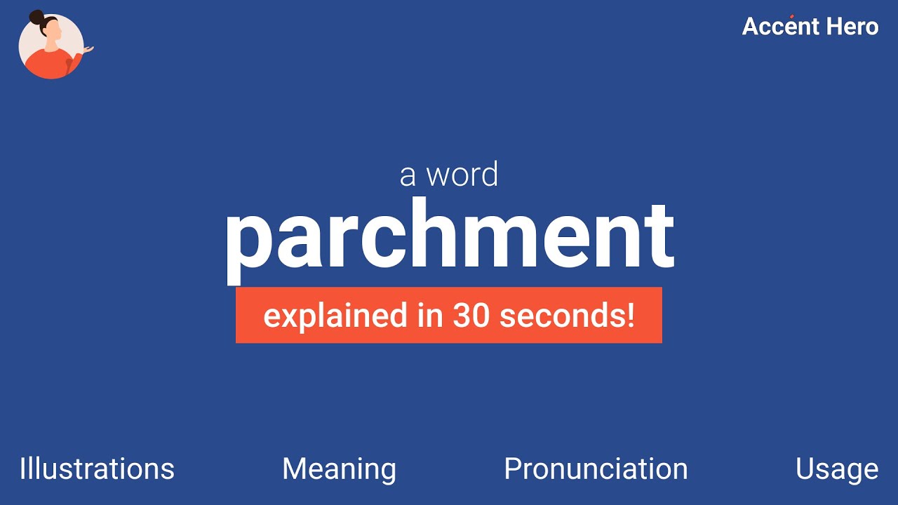 PARCHMENT Meaning And Pronunciation YouTube parchment-meaning-and-pronunciation-youtube