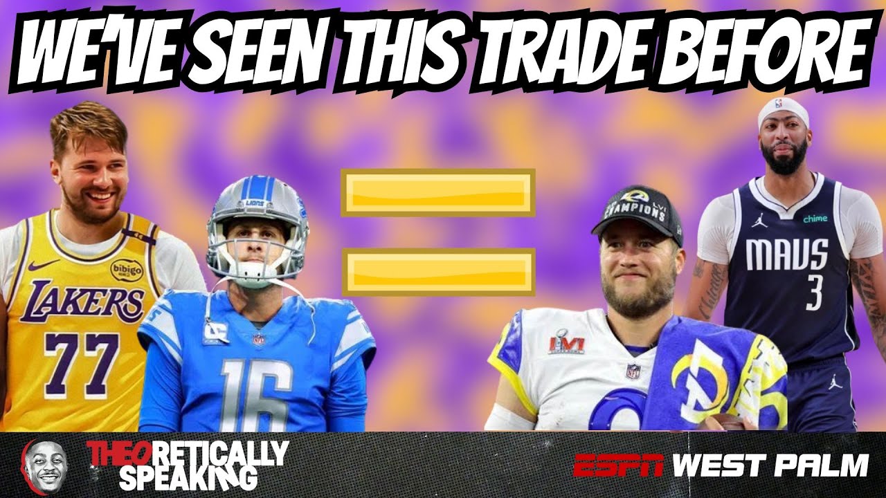 WIN - WIN | Luka Doncic is Jared Goff, Anthony Davis is Matthew ...