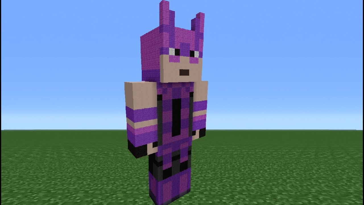 Minecraft Tutorial: How To Make A Hawk Eye Statue (The Avengers) - YouTube