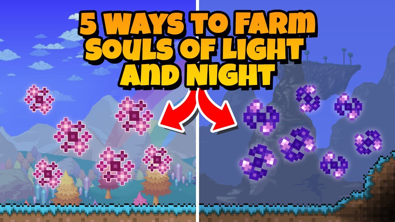 5 Ways to Farm Souls of Light and Night in Terraria - YouTube