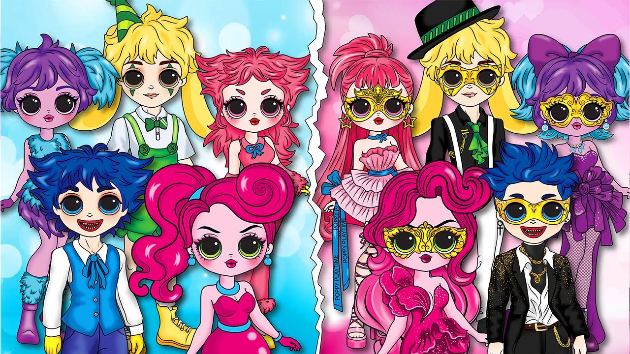 Paper Dolls | How To Make Play Time Prom Fashion Battle | DOL Paper ...
