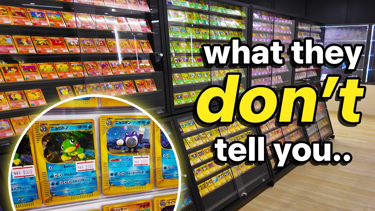 The Reality of Japanese Pokemon Card Stores - YouTube