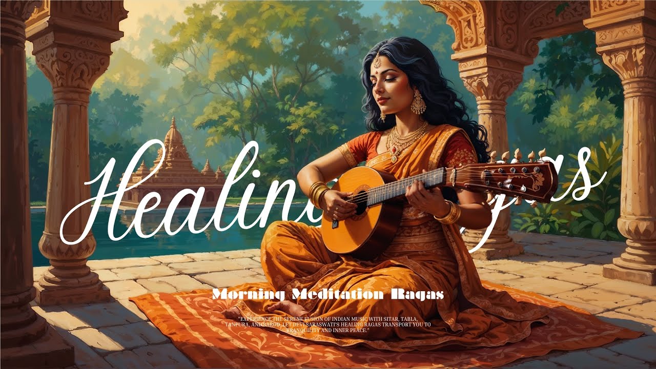 [S01E05] Morning Meditation Ragas On Sitar & Flute: Saraswati Vandana ...