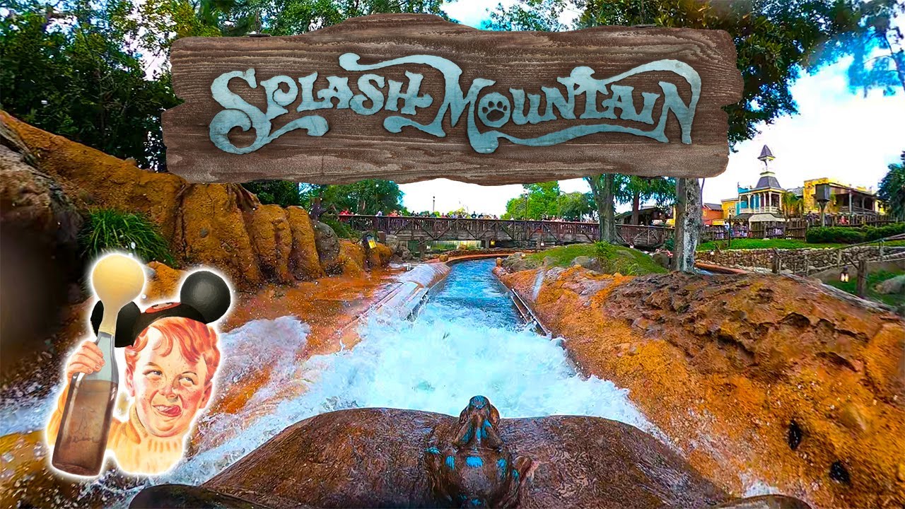 Splash Mountain at Magic Kingdom - Front POV - YouTube