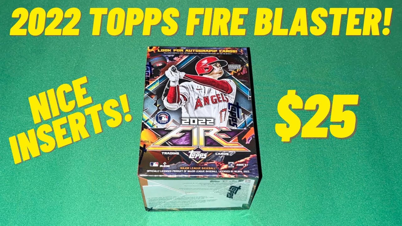 2022 Topps Fire Blaster Box Opening Review! Nice Inserts! NEW Retail ...