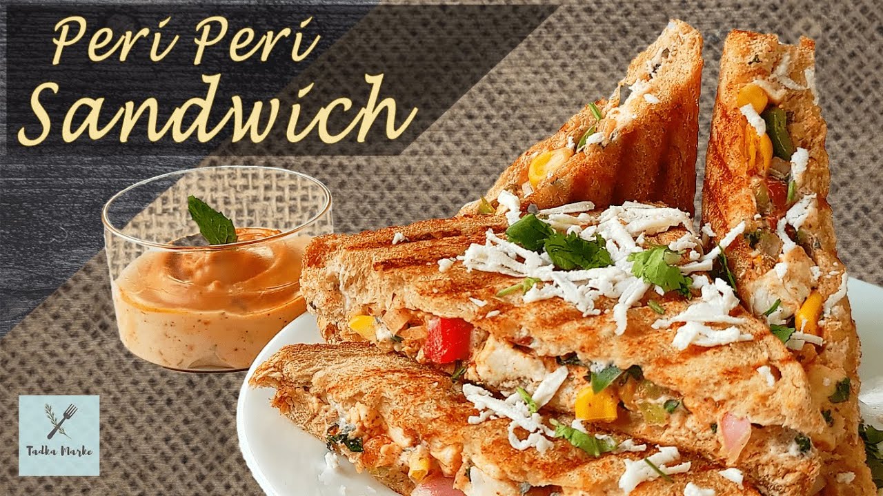 Peri-Peri Veg Grilled Sandwich | Peri-Peri Paneer Sandwich Recipe - YouTube