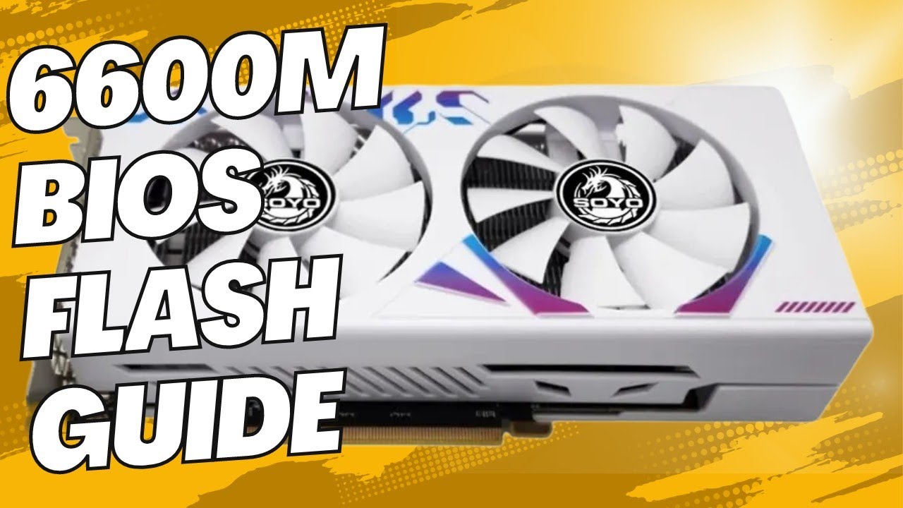 6600M to 6600 BIOS FLASH GUIDE - YouTube
