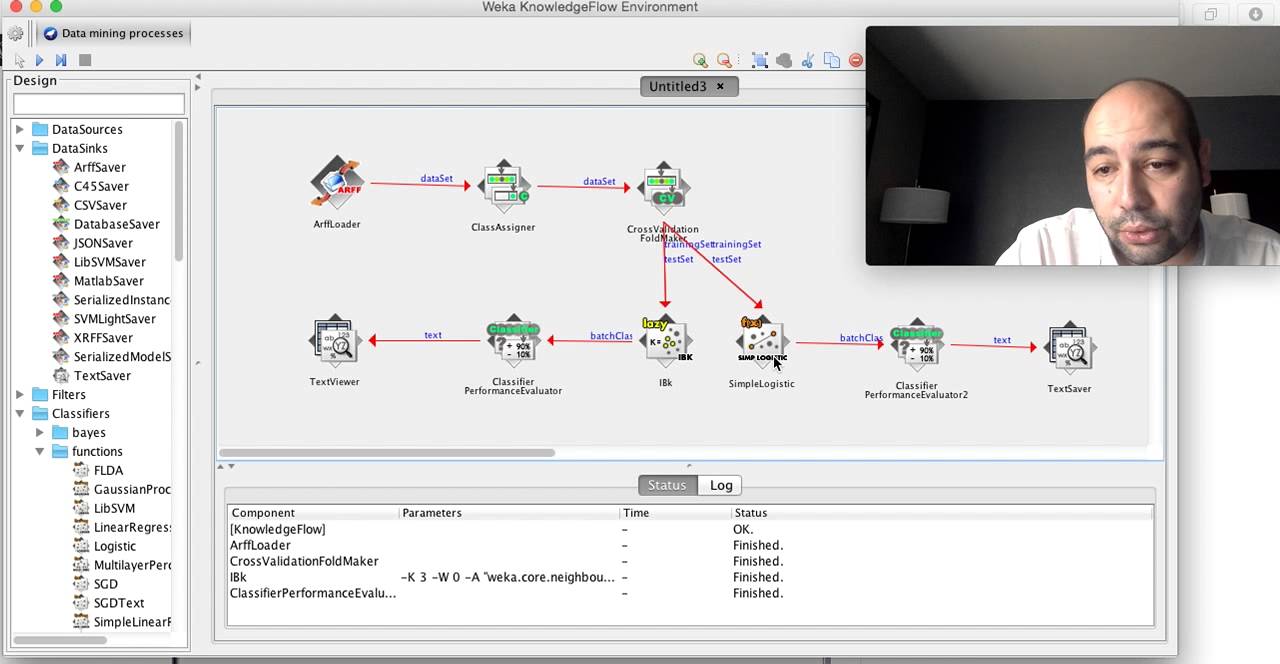 Knowledge Flow (Weka Eğitim Serisi 18) - YouTube